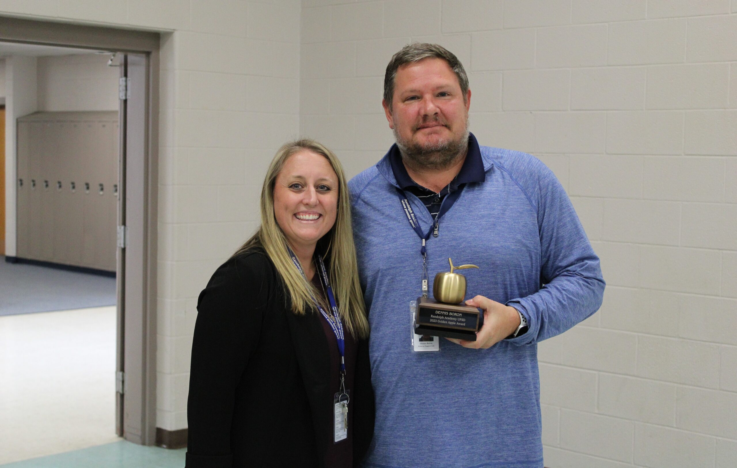 Randolph Academy Staff Member Awarded ‘Golden Apple’ Award | News ...